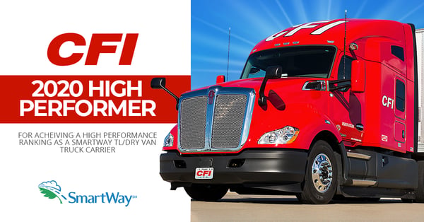 CFI Named To SmartWay High Performers List