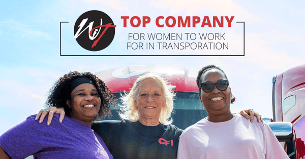 CFI is a Top Company for Women to Work for in Transportation 2021